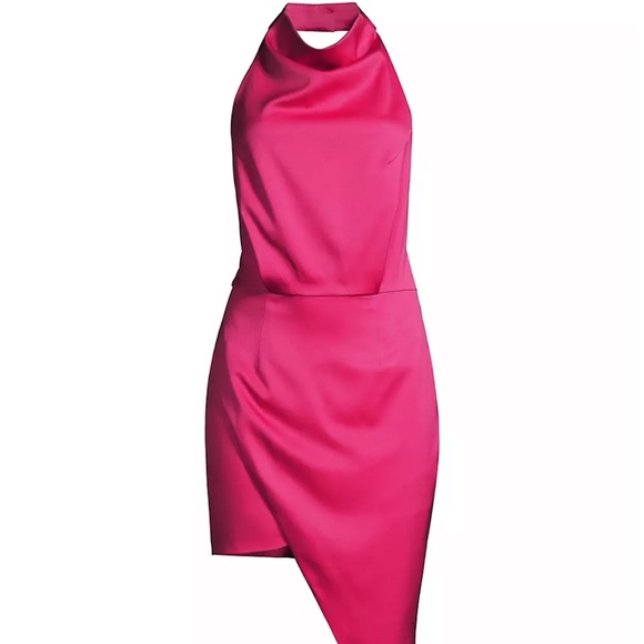 Elliatt | Dresses | Elliott Asymmetrical Satin Mini Dress | Poshmark